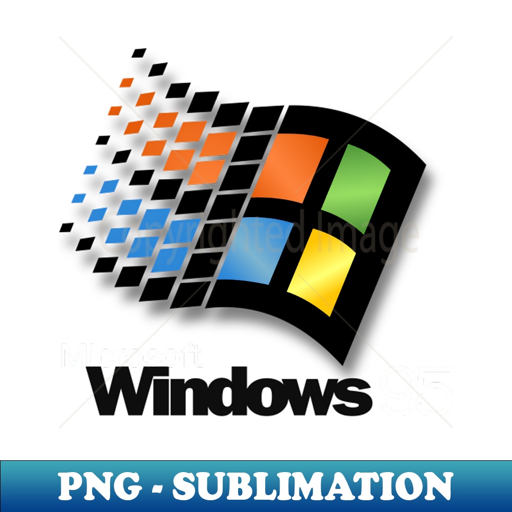 Windows 95 Logo - Special Edition Sublimation PNG File - Ins | Inspire ...