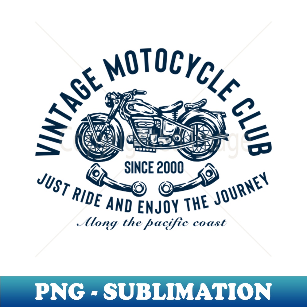 Vintage motorcycle - Signature Sublimation PNG File - Create | Inspire ...