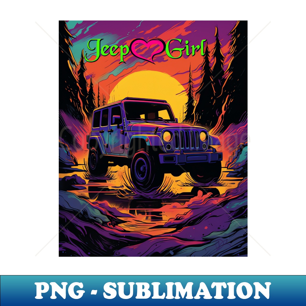 Jeep Girl Offroad - Stylish Sublimation Digital Download - B | Inspire ...