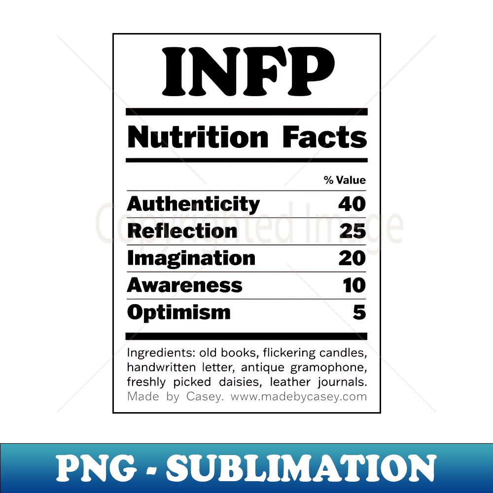 INFP - PNG Transparent Digital Download File for Sublimation | Inspire Uplift