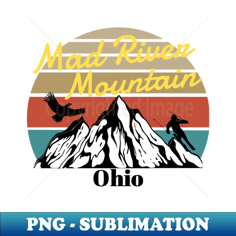 Mad River Mountain ski - Ohio - Aesthetic Sublimation Digita | Inspire Uplift