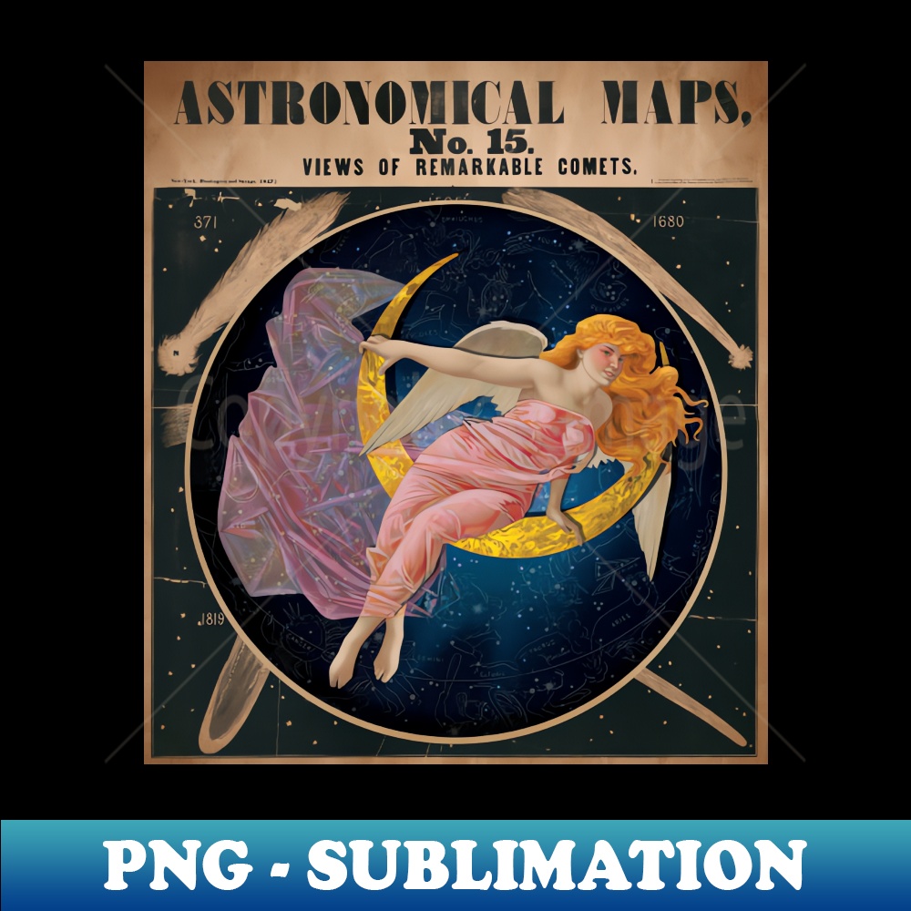 Astronomical Maps No 15 - Special Edition Sublimation PNG Fi | Inspire Uplift
