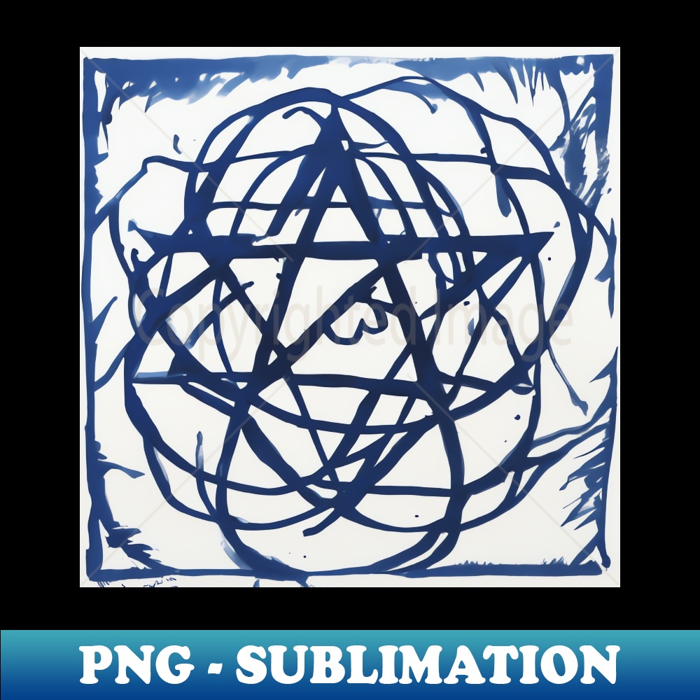 Pentagram Blue Shadow Silhouette Anime Style Collection No 2 | Inspire ...