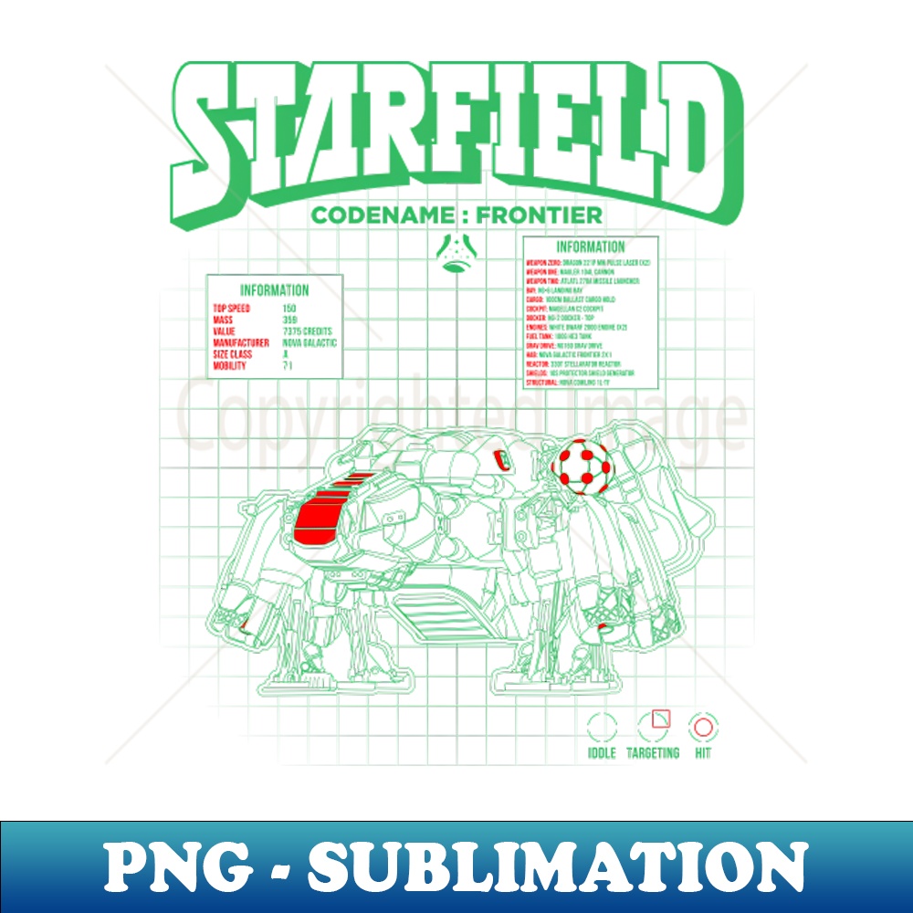 STARFIELD CODENAME FRONTIER - Creative Sublimation PNG Downl | Inspire ...