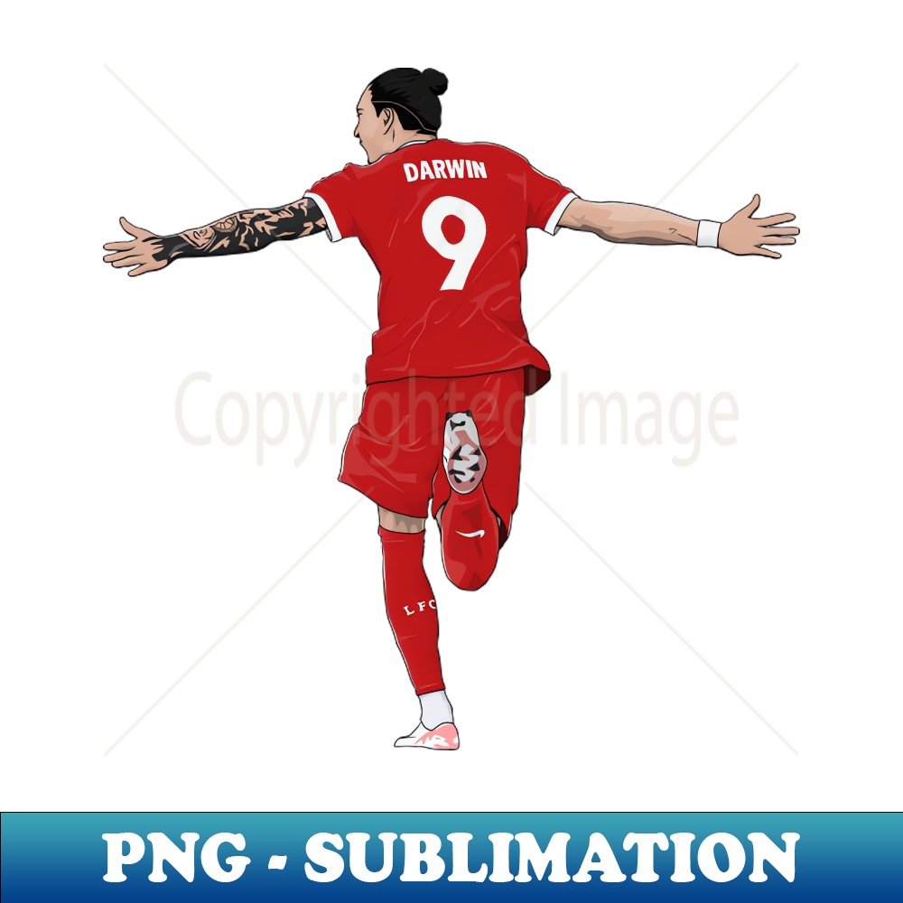 Darwin Nunez Liverpool Football Player - Vintage Sublimation | Inspire ...