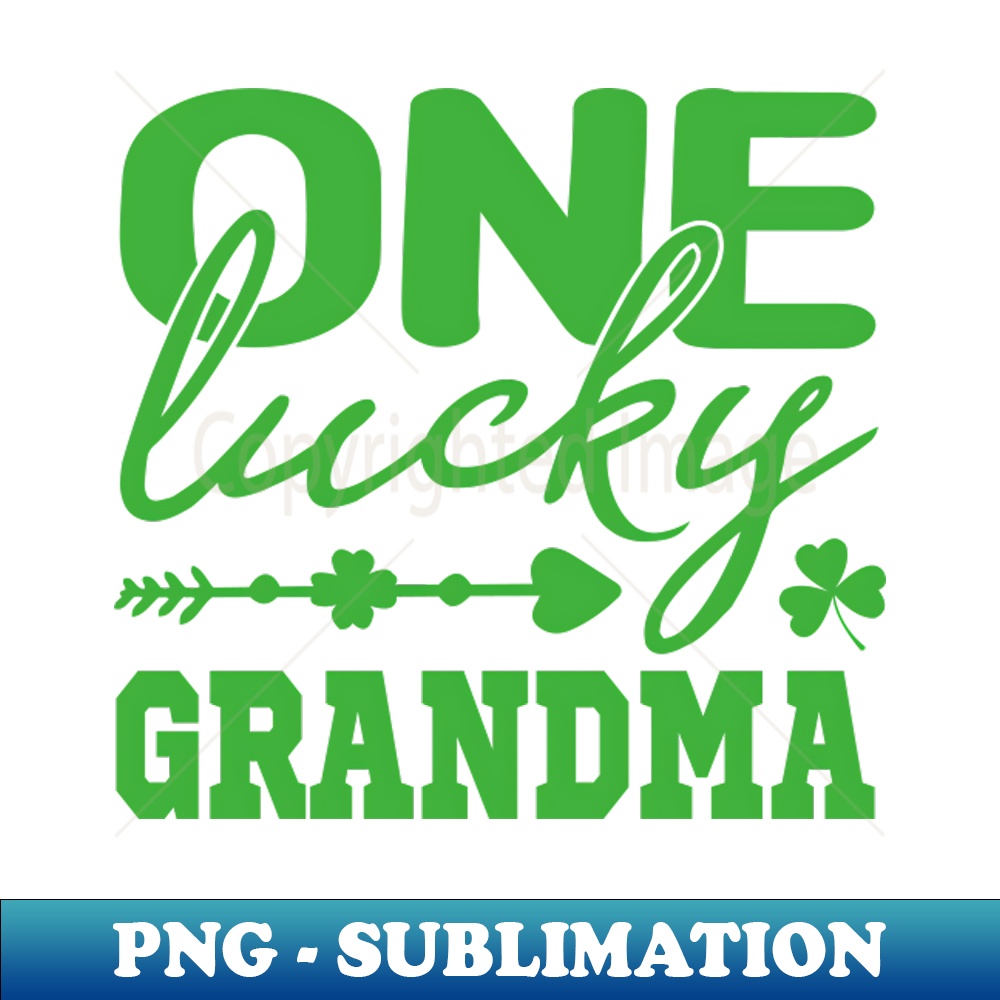 One lucky grandma green st patricks day gift Funny st patric | Inspire ...