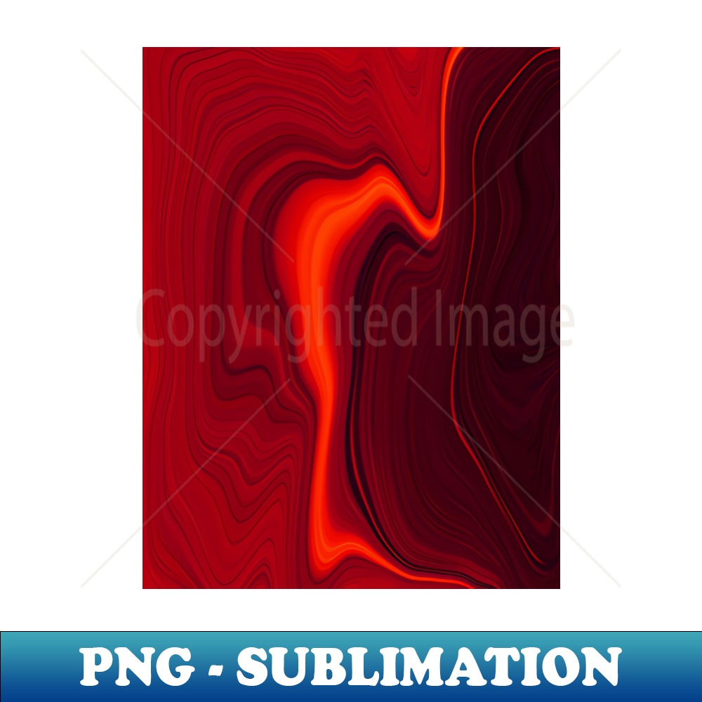 Red Psychedelic volcano lava marble abstract art - Decorativ | Inspire ...