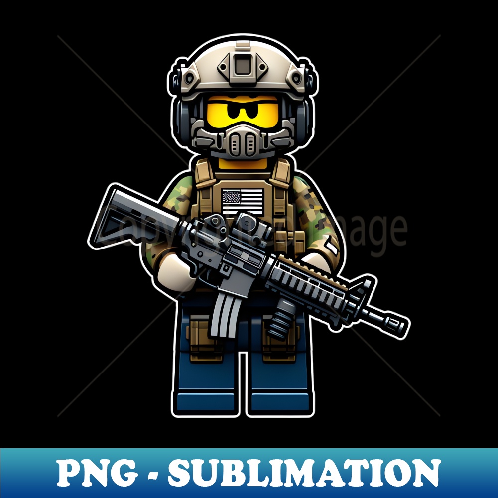 Tactical LEGO - Instant Sublimation Digital Download | Inspire Uplift