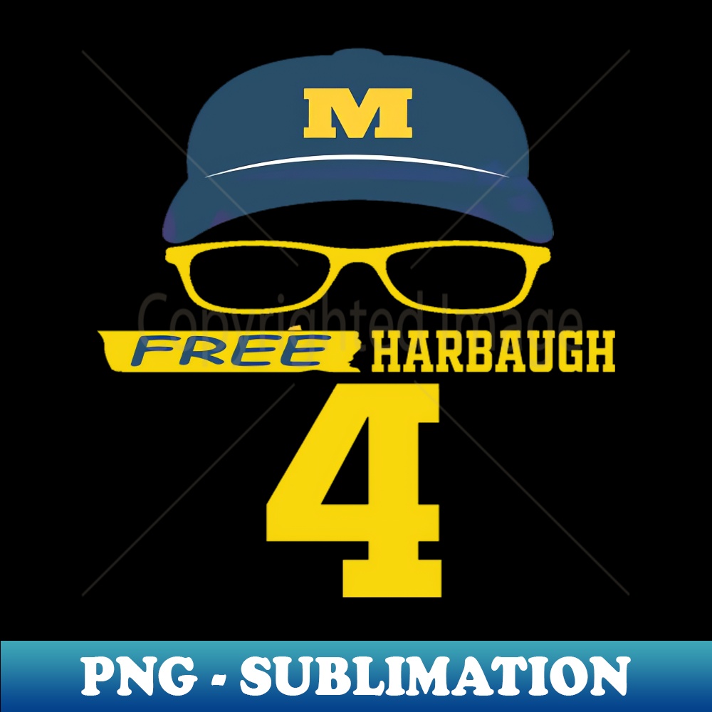 free harbaugh - High-Quality PNG Sublimation Download | Inspire Uplift