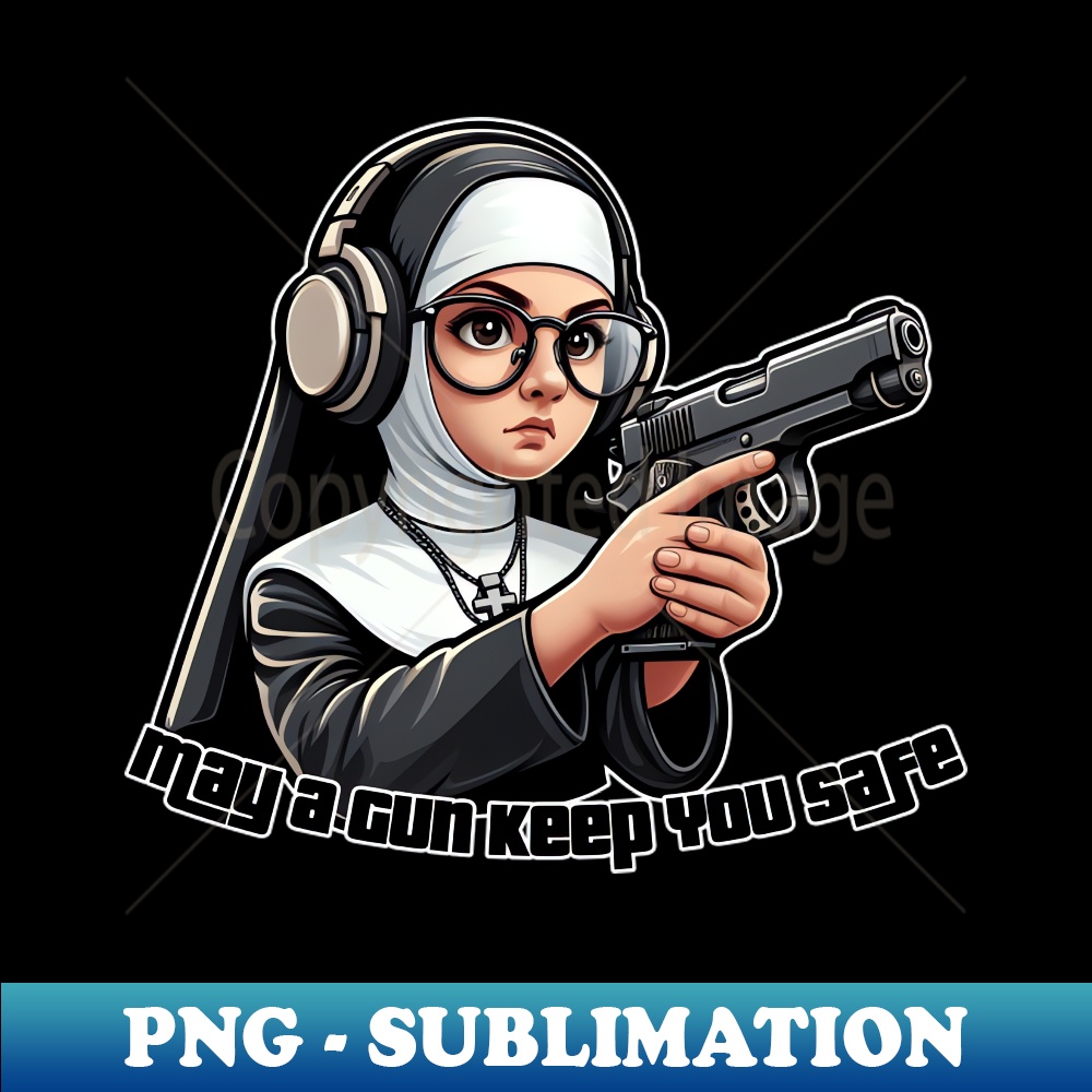 Gun Bless You - Professional Sublimation Digital Download | Inspire Uplift