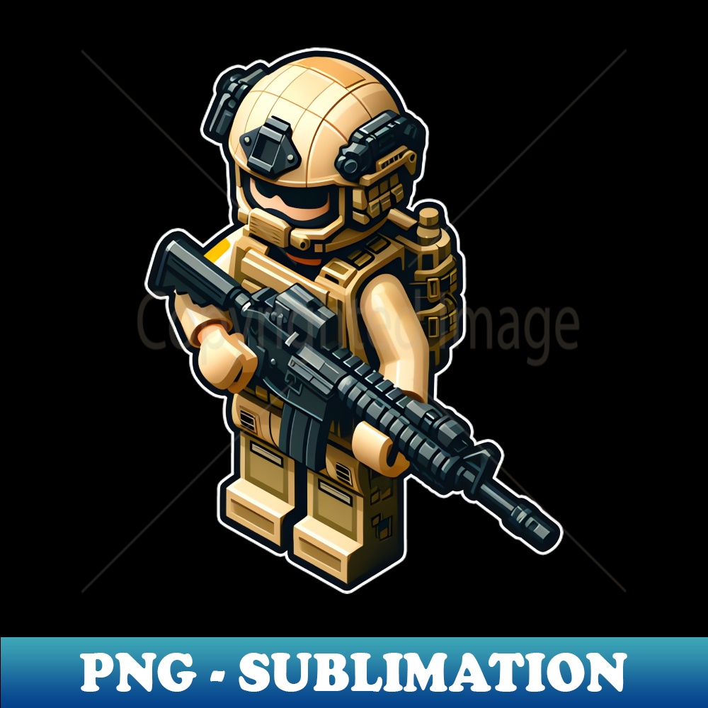 Tactical LEGO - Digital Sublimation Download File | Inspire Uplift