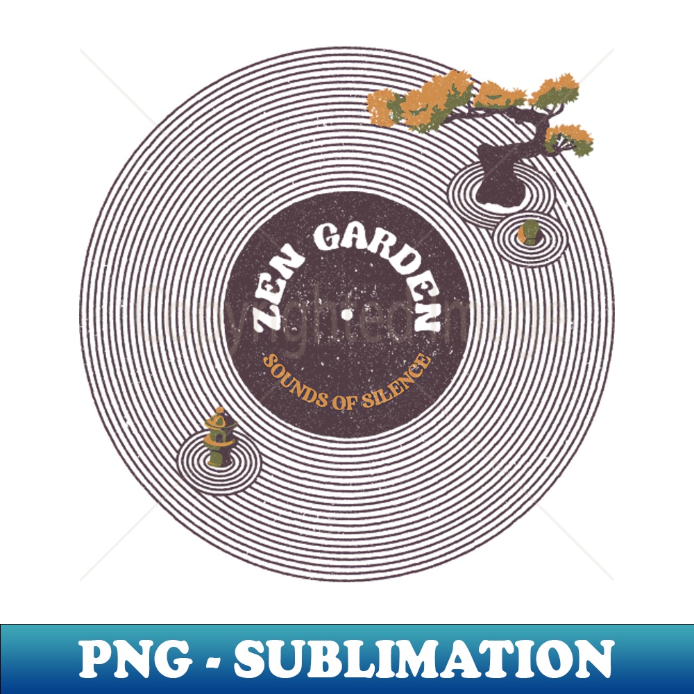 Vinyl Japanese Zen Garden Musical Notes Sounds of Silence by | Inspire ...