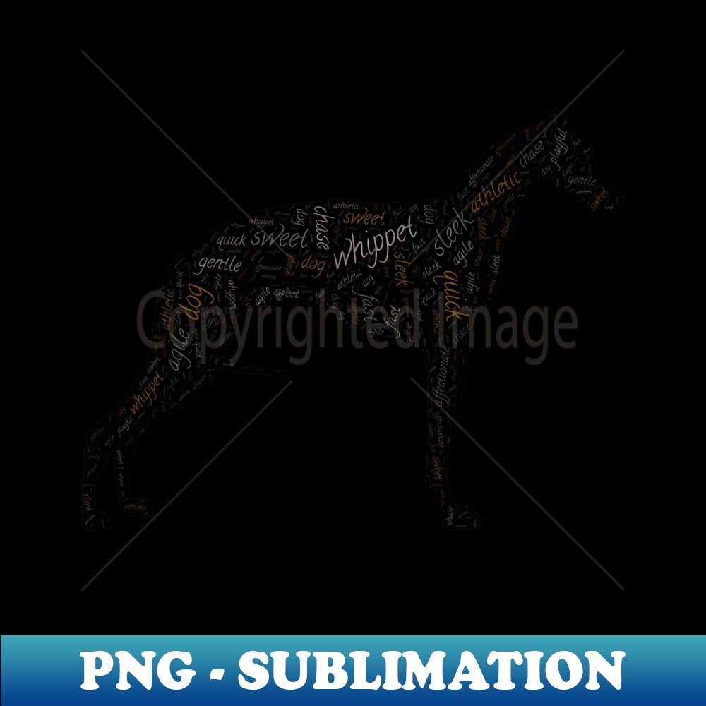Whippet Wordcloud for Lighter Backgrounds - Premium Sublimat | Inspire ...