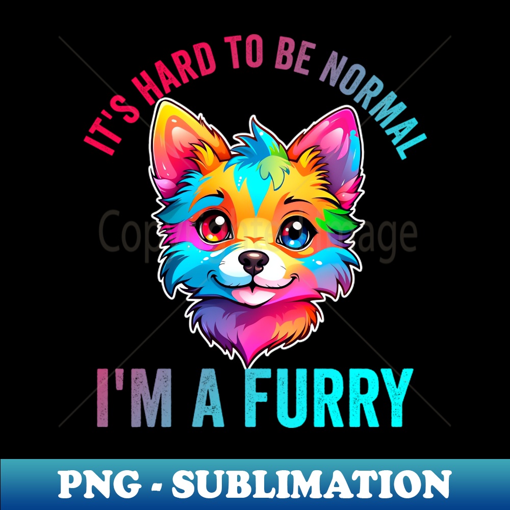 Furry Fandom Quote Cute Fursona Anthro Art - Instant PNG Sub | Inspire ...
