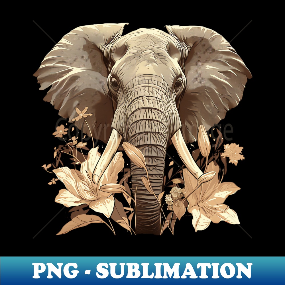 elephant - PNG Sublimation Digital Download | Inspire Uplift