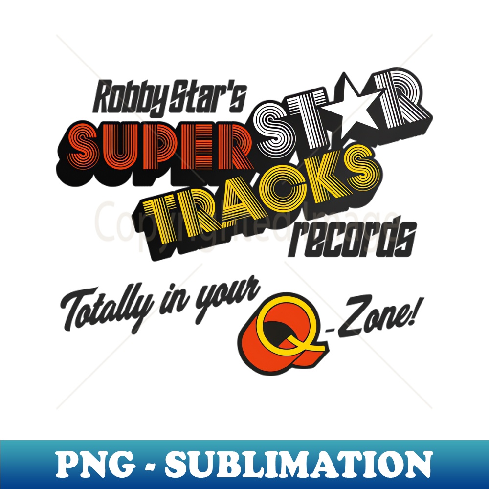 Superstar Track Records - PNG Sublimation Digital Download | Inspire Uplift