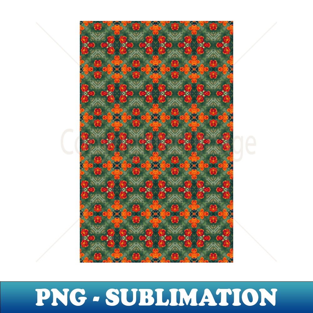 Orange Flower Chains - Special Edition Sublimation PNG File | Inspire ...