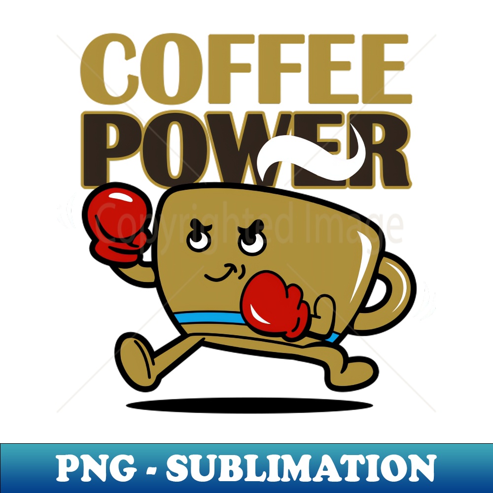 Coffee Power Cute Boxer Boxing Coffee Cup - Professional Sub | Inspire ...