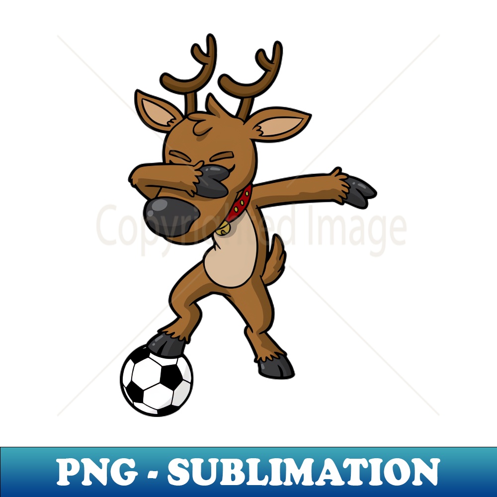Soccer Reindeer Christmas Dab Dance - Instant Sublimation Di | Inspire ...