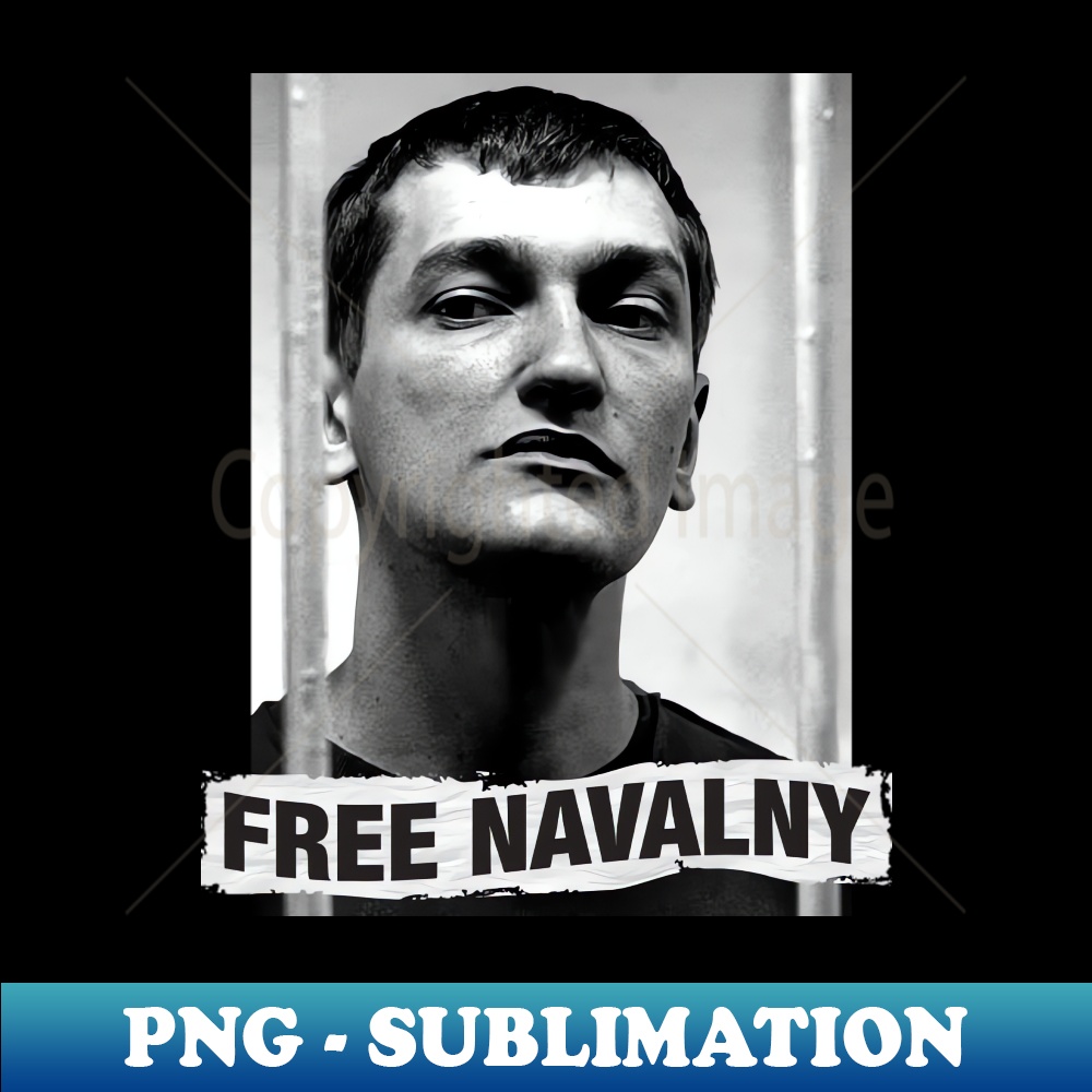 Free Navalny - PNG Transparent Sublimation Design | Inspire Uplift