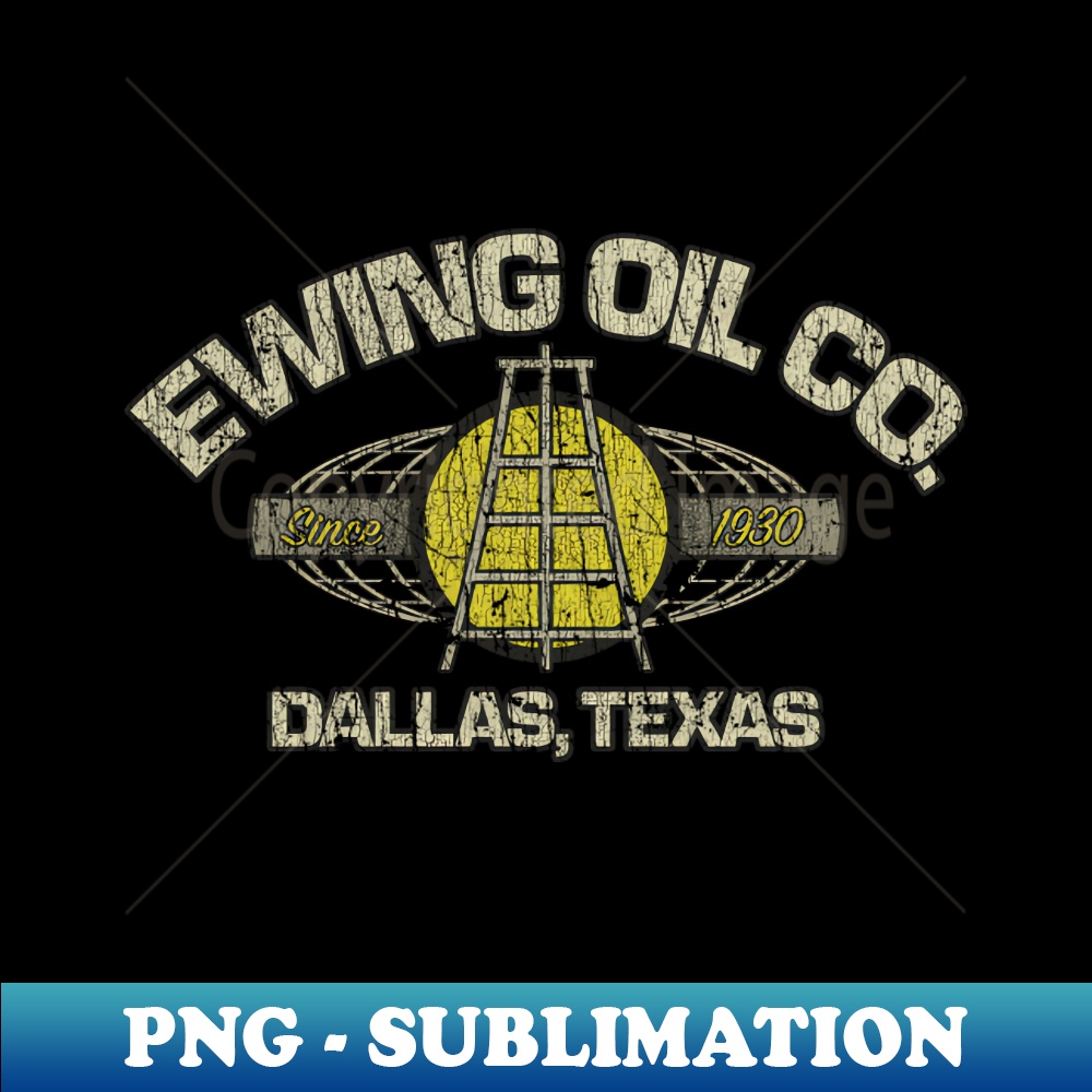 Ewing Oil Company - PNG Transparent Sublimation Design | Inspire Uplift