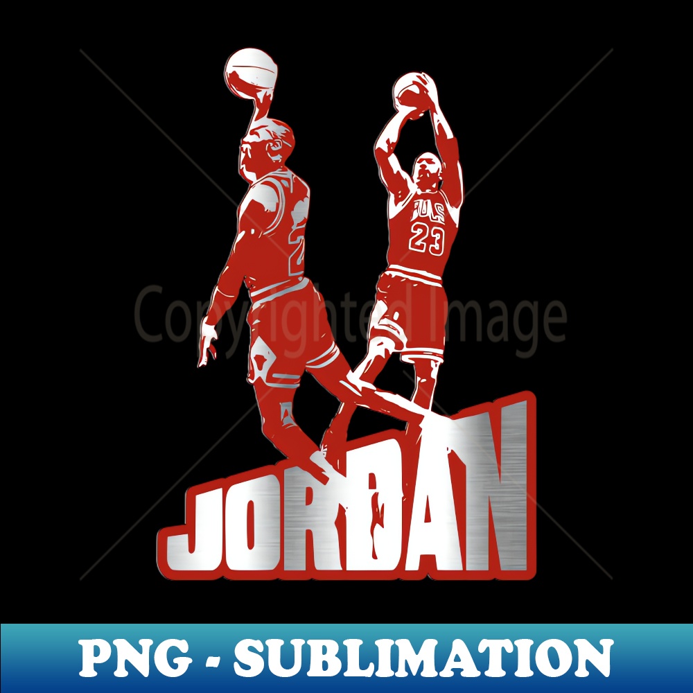 MJ Chrome - Retro PNG Sublimation Digital Download | Inspire Uplift