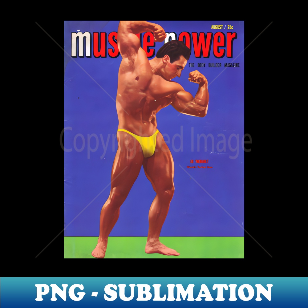 Muscle Power Vintage Physique Muscle Male Model Magazine C Inspire Uplift