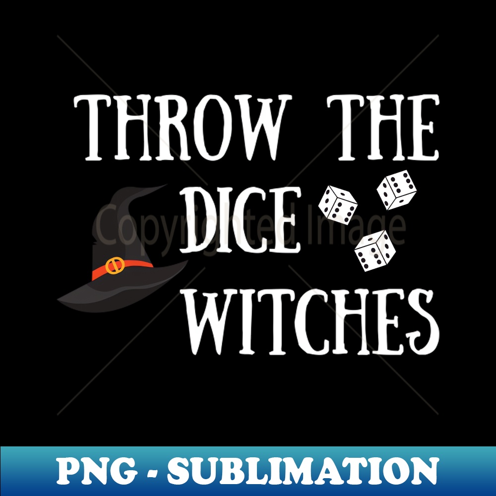 Throw the Dice Witches It's Buncoween Bunco Night Dice Game | Inspire ...