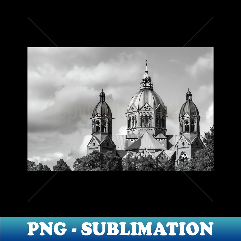 Historical Buildings - PNG Sublimation Digital Download | Inspire Uplift