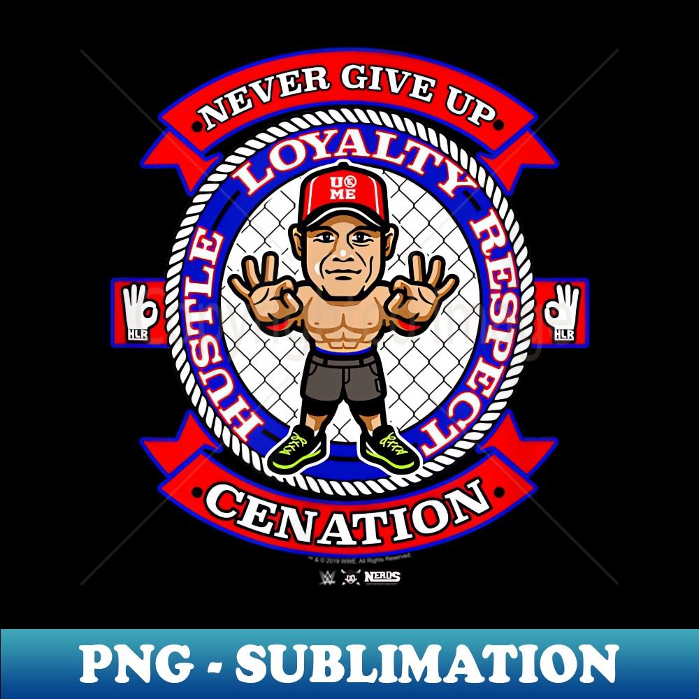 John Cena Nerds Cenation - Exclusive Sublimation Digital Fil | Inspire ...