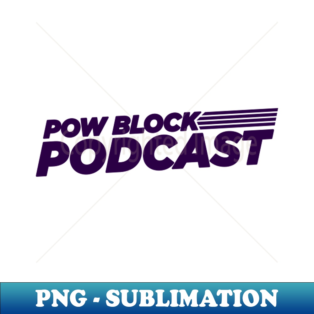 Pow Block Podcast NP 2024 Logo (Purple) - Premium PNG Sublim | Inspire ...