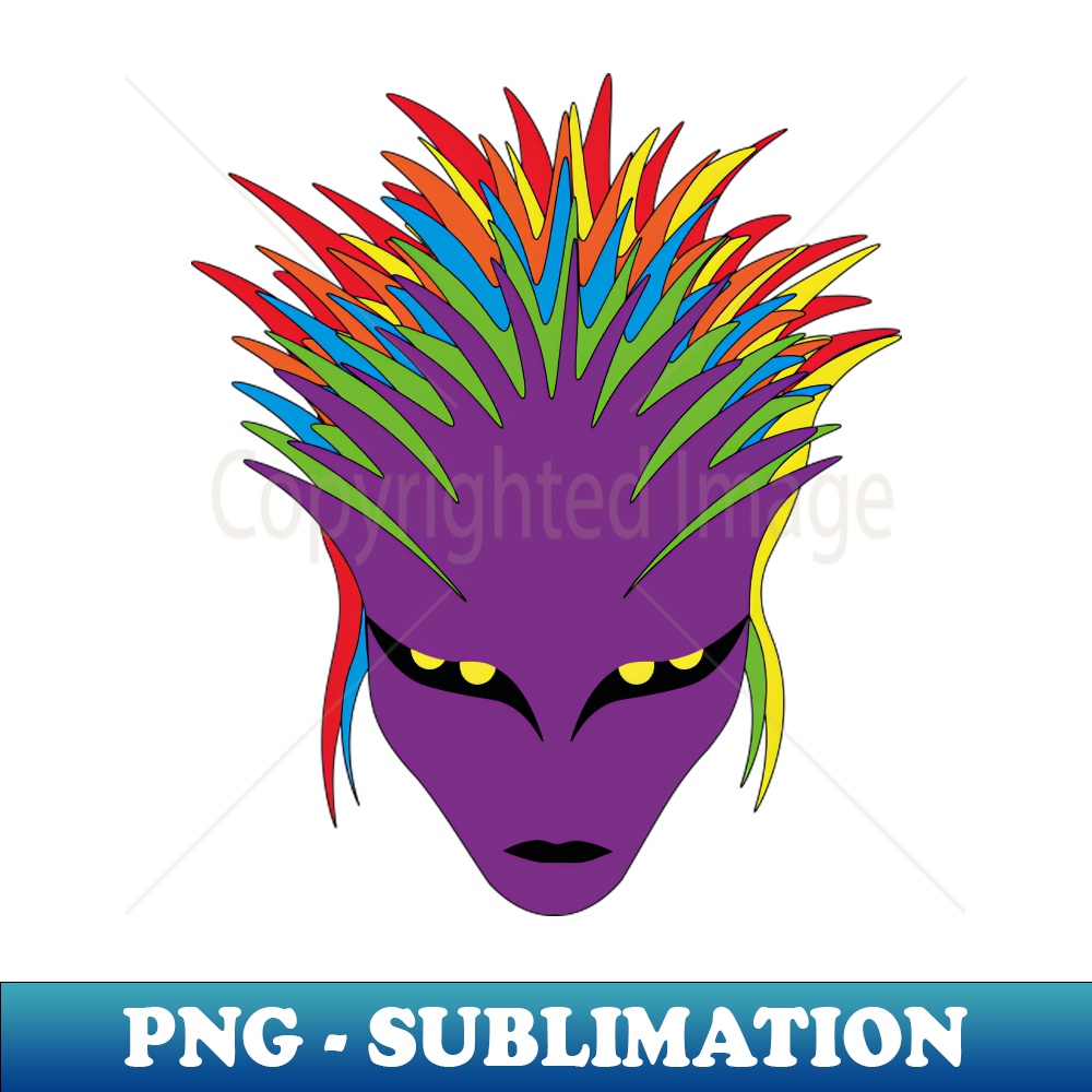 odd face with tattooed eyes - PNG Sublimation Digital Downlo | Inspire ...