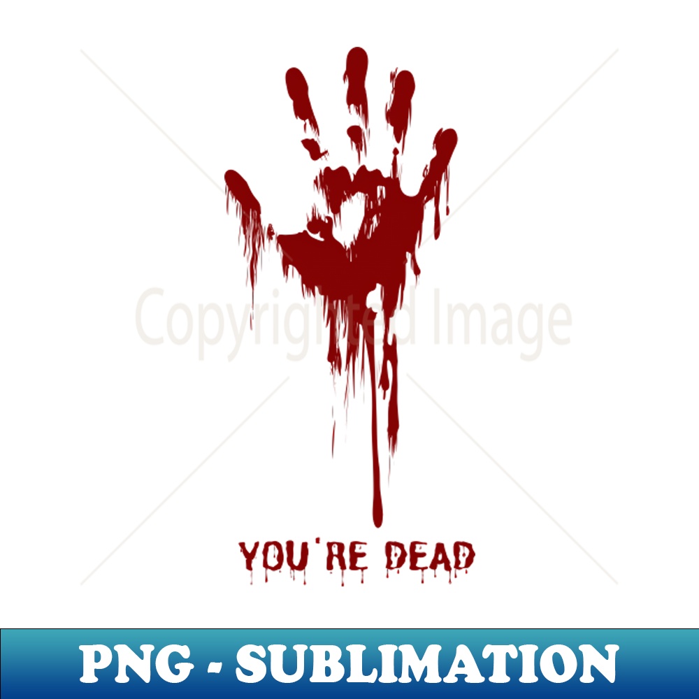 Handprint in blood and terror phrase III - Professional Subl | Inspire ...