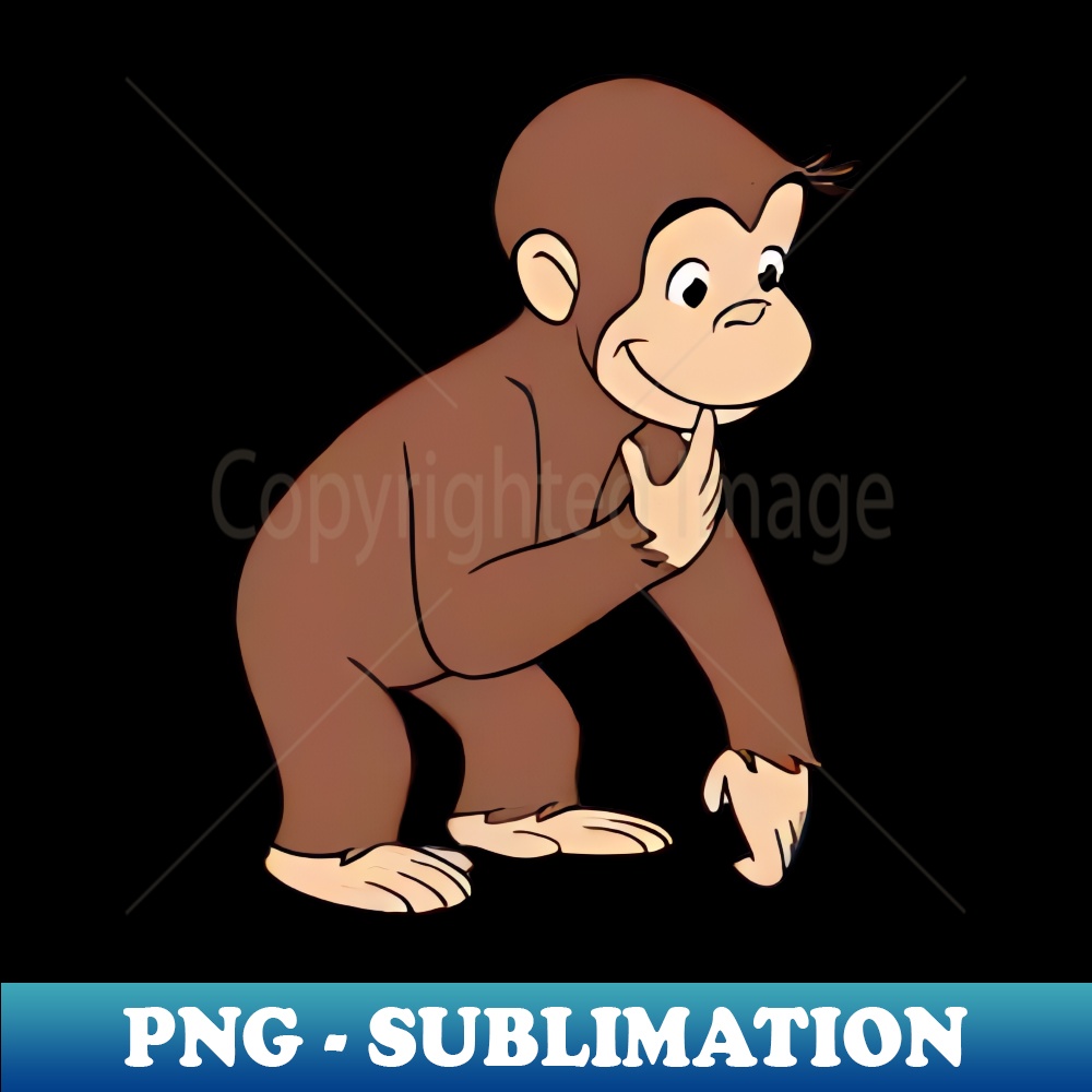 Curious George - High-Quality PNG Sublimation Download | Inspire Uplift