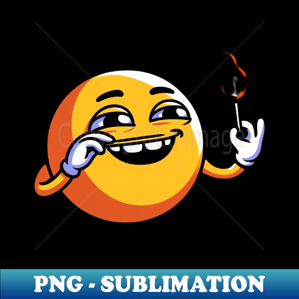 Sly Emoji Firestarter - Signature Sublimation PNG File - Inspire Uplift