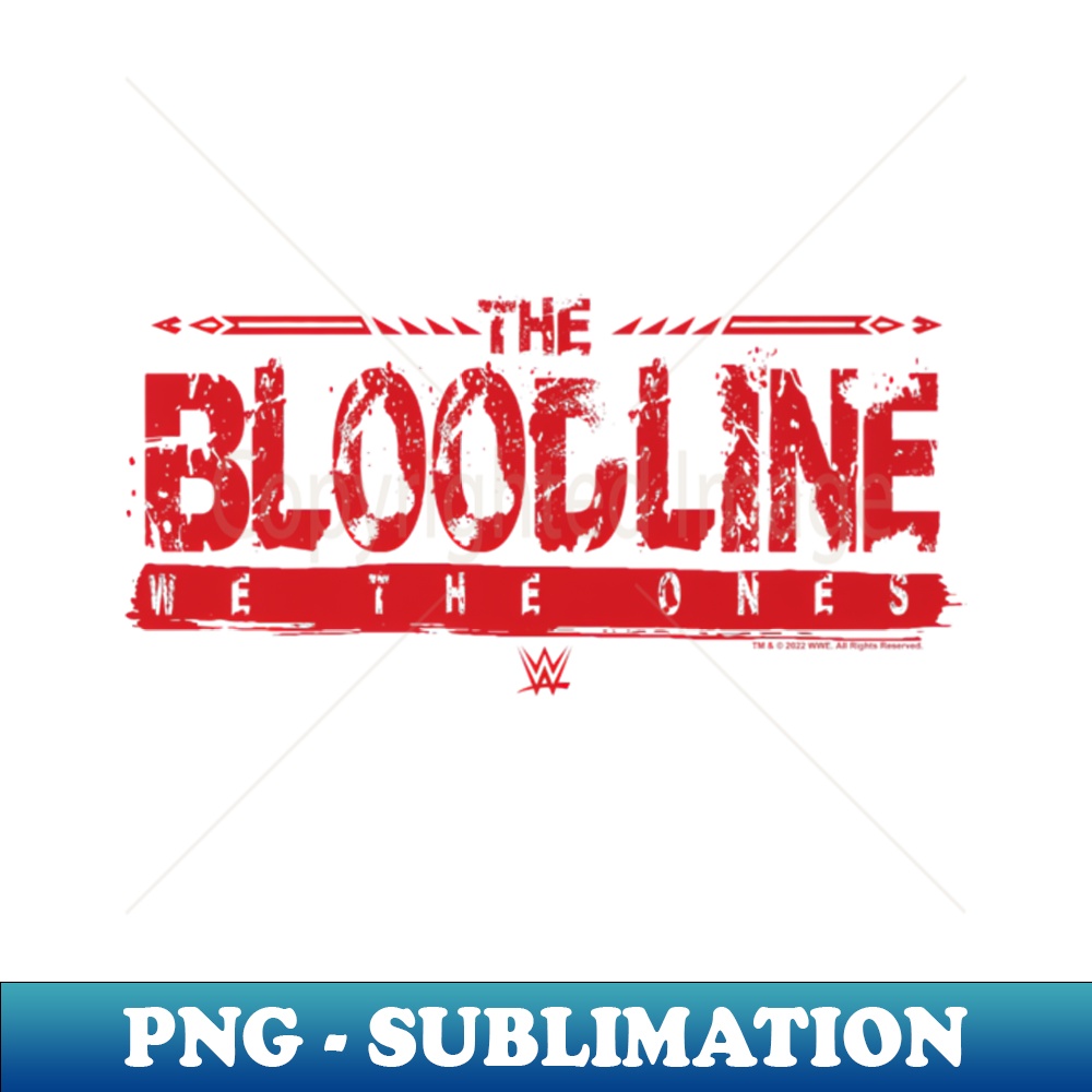 The Bloodline We The Ones Bold Distressed Red Text Logo - PN | Inspire ...
