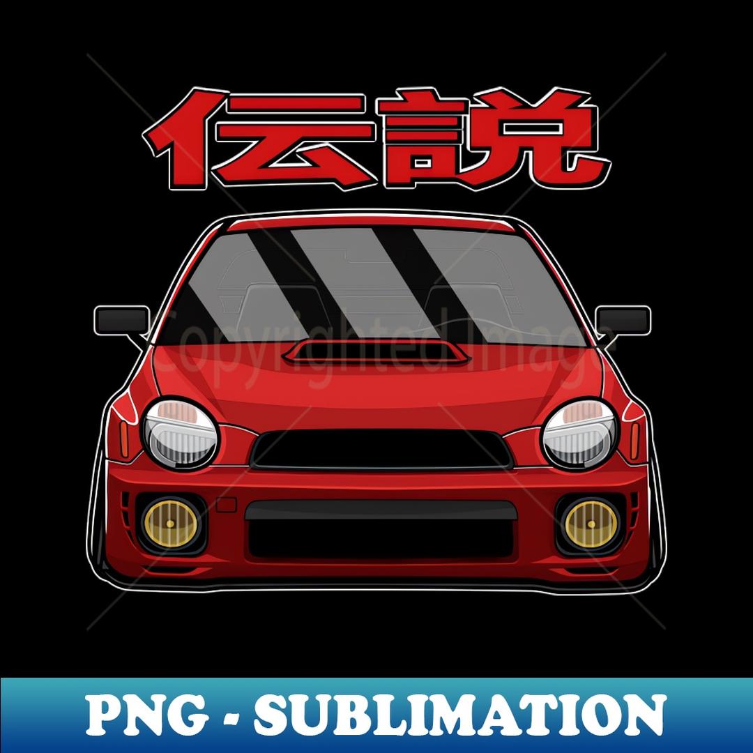 red Subie Bug Eye Legend - Creative Sublimation PNG Download | Inspire ...