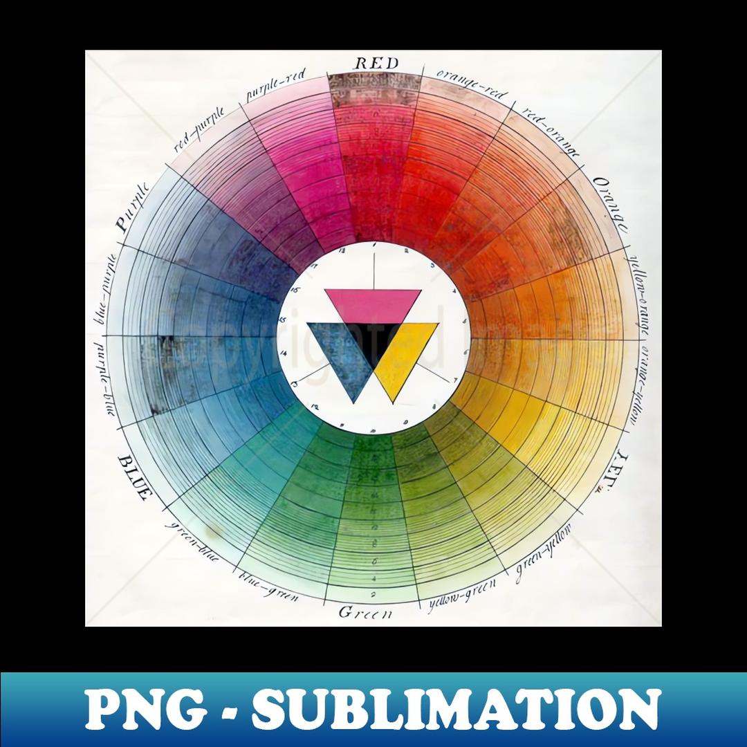 Ancient Colour Wheel - Decorative Sublimation PNG File | Inspire Uplift