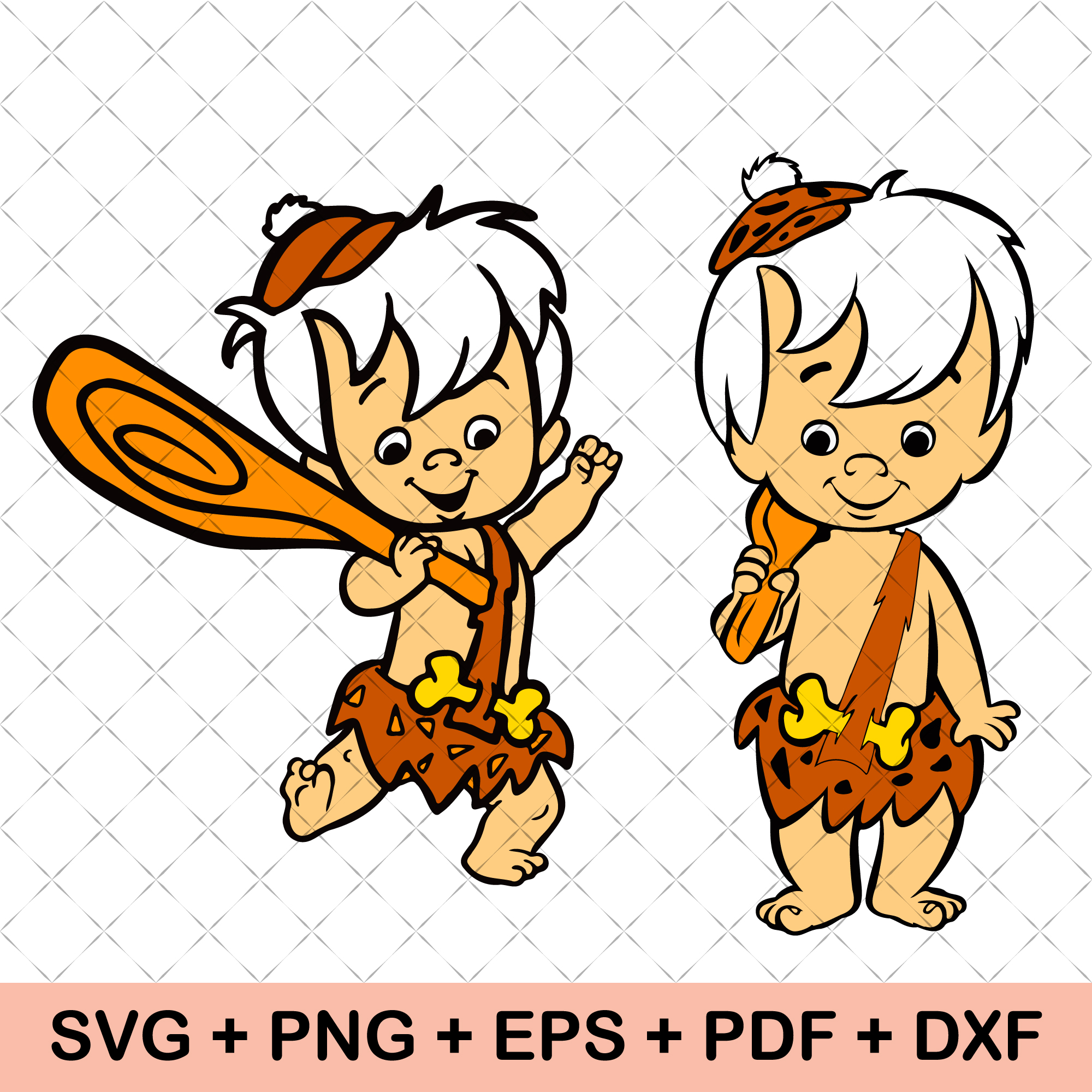 Bam Bam Flinstone svg, Cartoon Svg, Cartoon Png, Cartoon Cli | Inspire ...