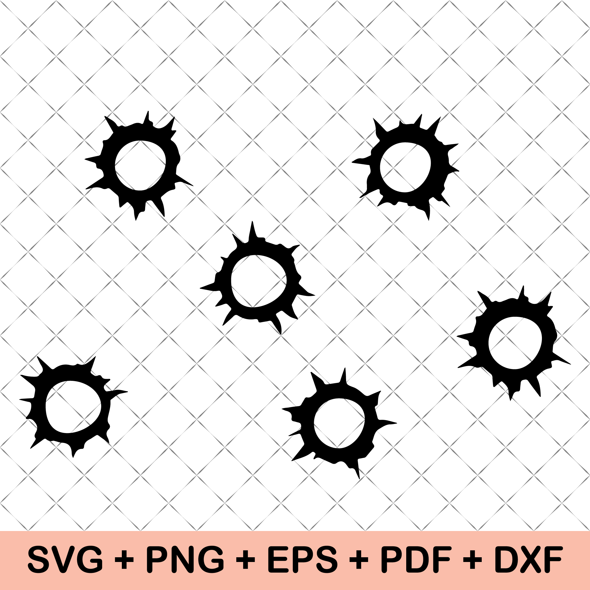 bullet hole svg - Inspire Uplift