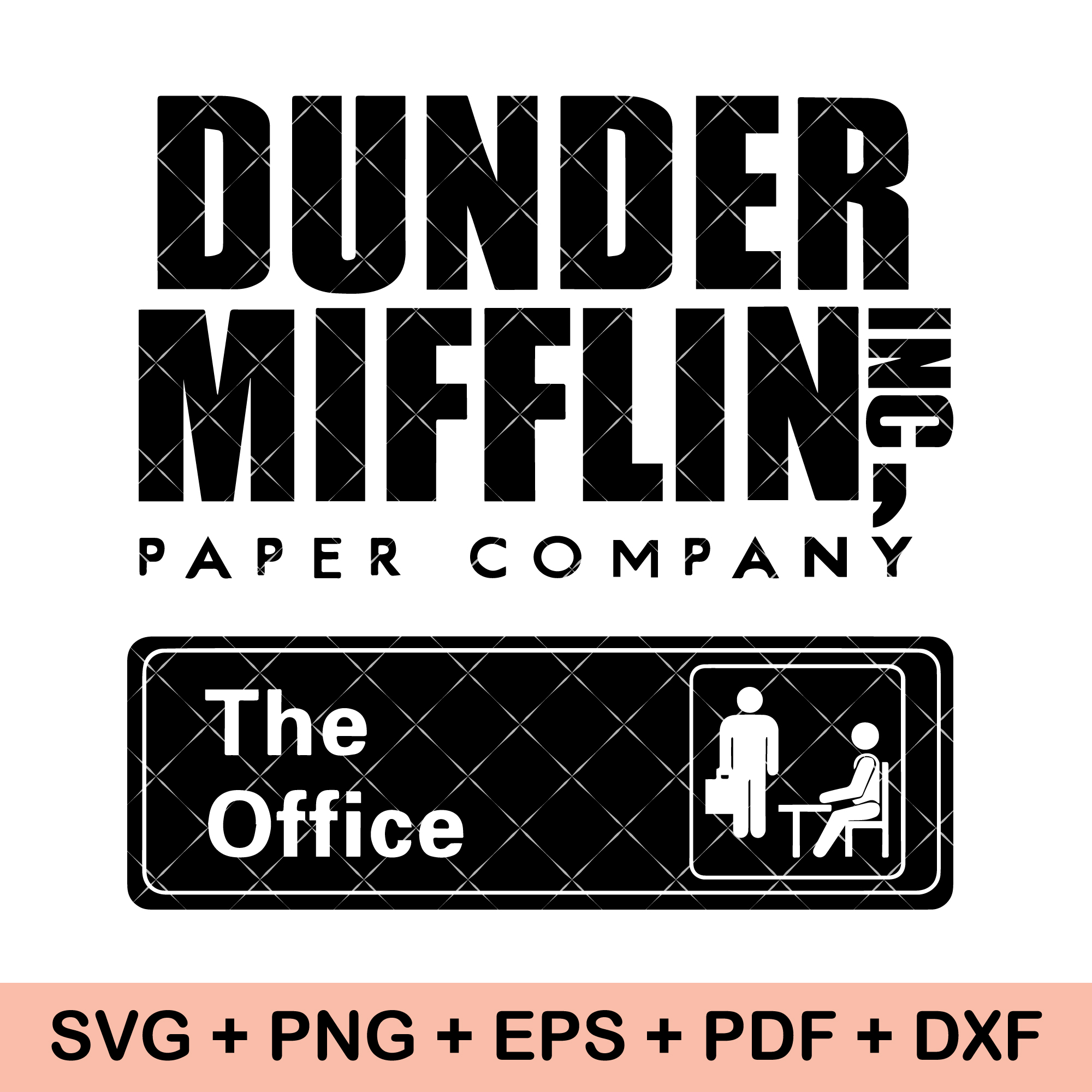 Dunder Mifflin svg, The Office SVG, The Office Svg Files for | Inspire ...
