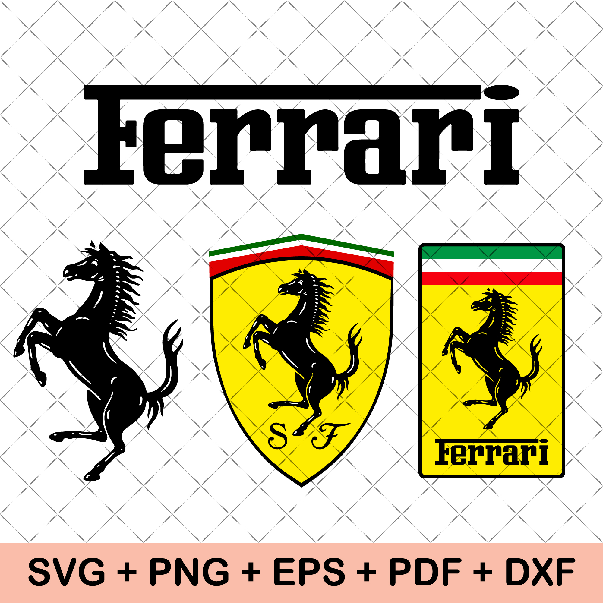 Printable Ferrari Logo Ferrari Logo Png Images | PNGWing