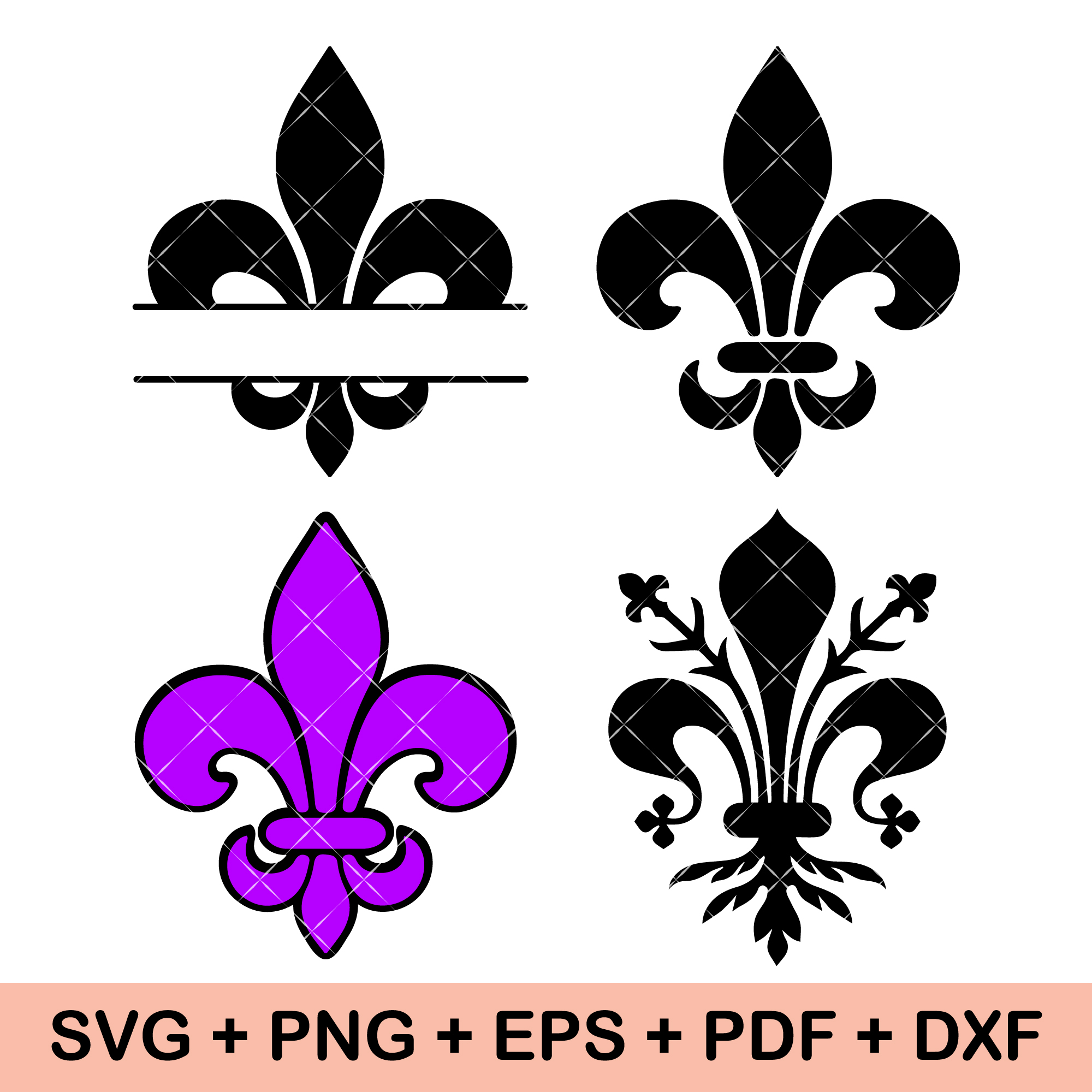 Fleur de Lis Svg Bundle Saints Fleur Symbol Svg Fleur de Lis | Inspire ...