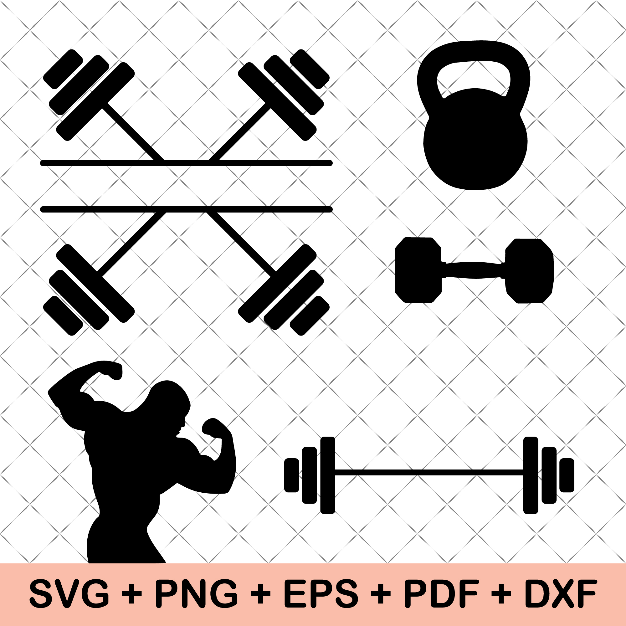 Workout SVG Bundle, Gym SVG Bundle, Fitness SVG, Exercise Sv | Inspire ...