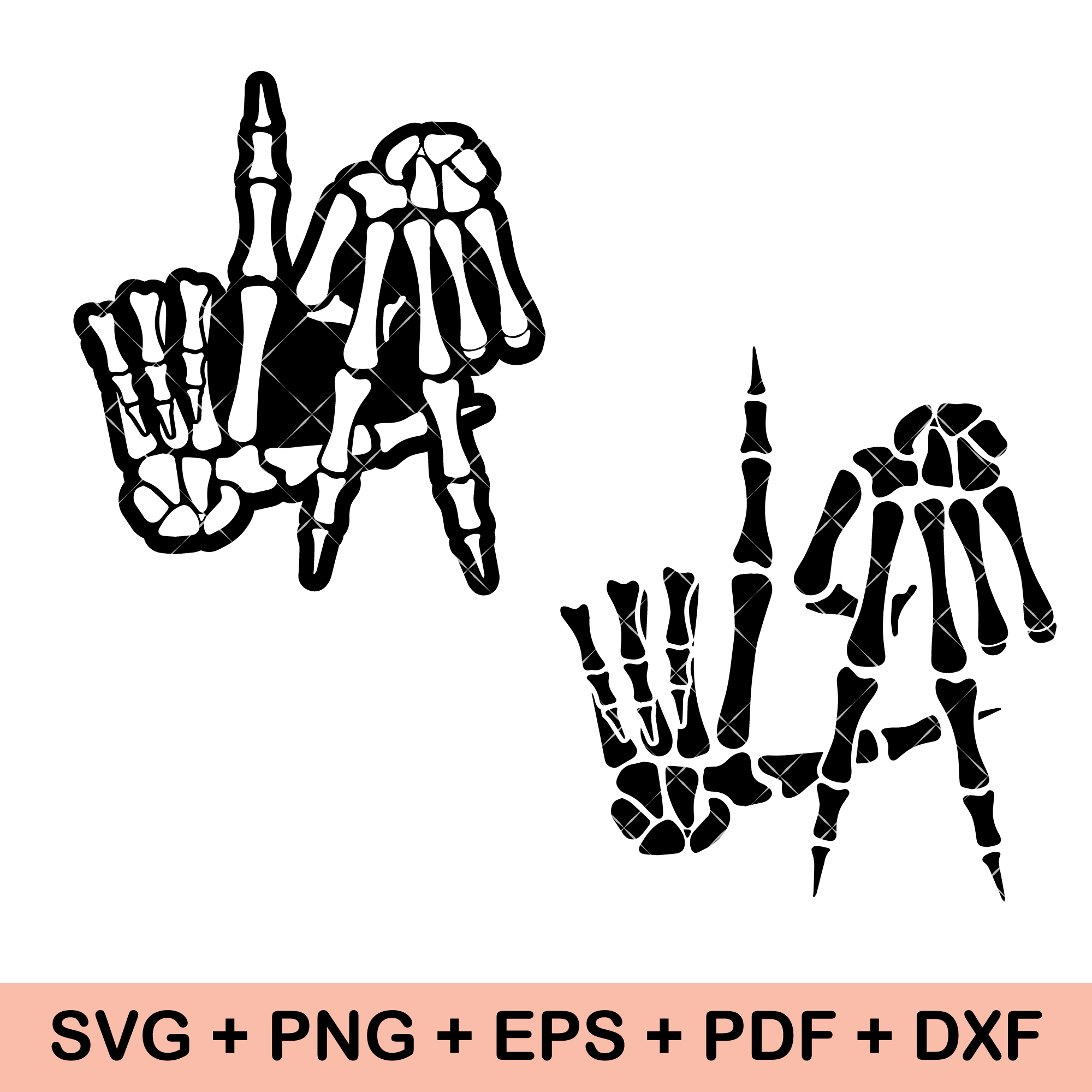 LA skeleton hand svg, LA vector, LA skeleton hands dxf, skel | Inspire ...