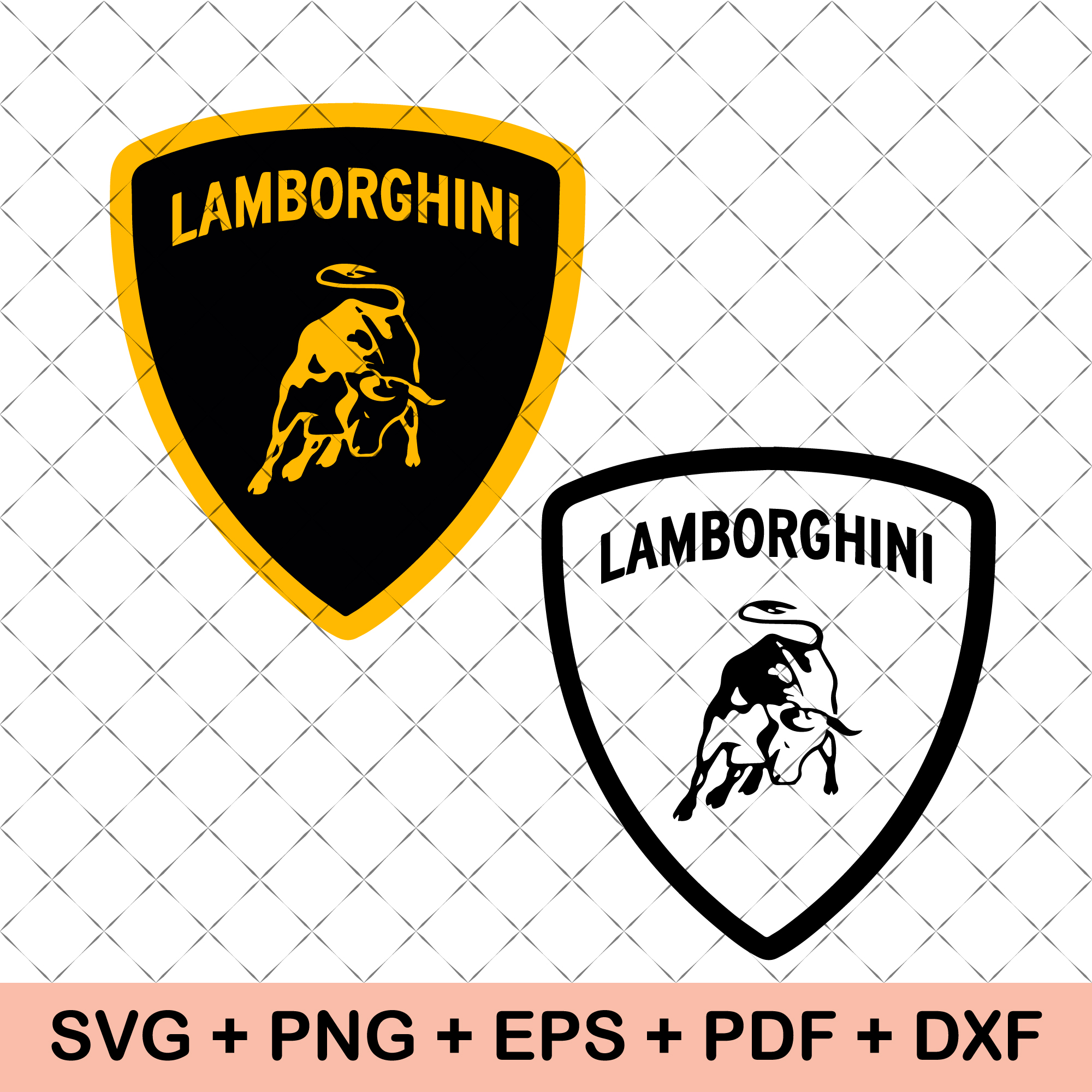 Lamborghini svg, Car svg, race car svg, brand svg, vector, l - Inspire ...