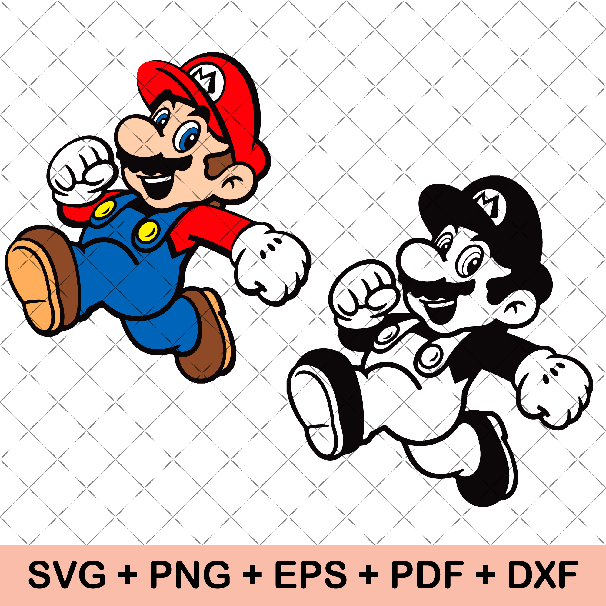 Super Mario svg, Super Mario PNG, Super Mario, Super Mario B | Inspire Uplift