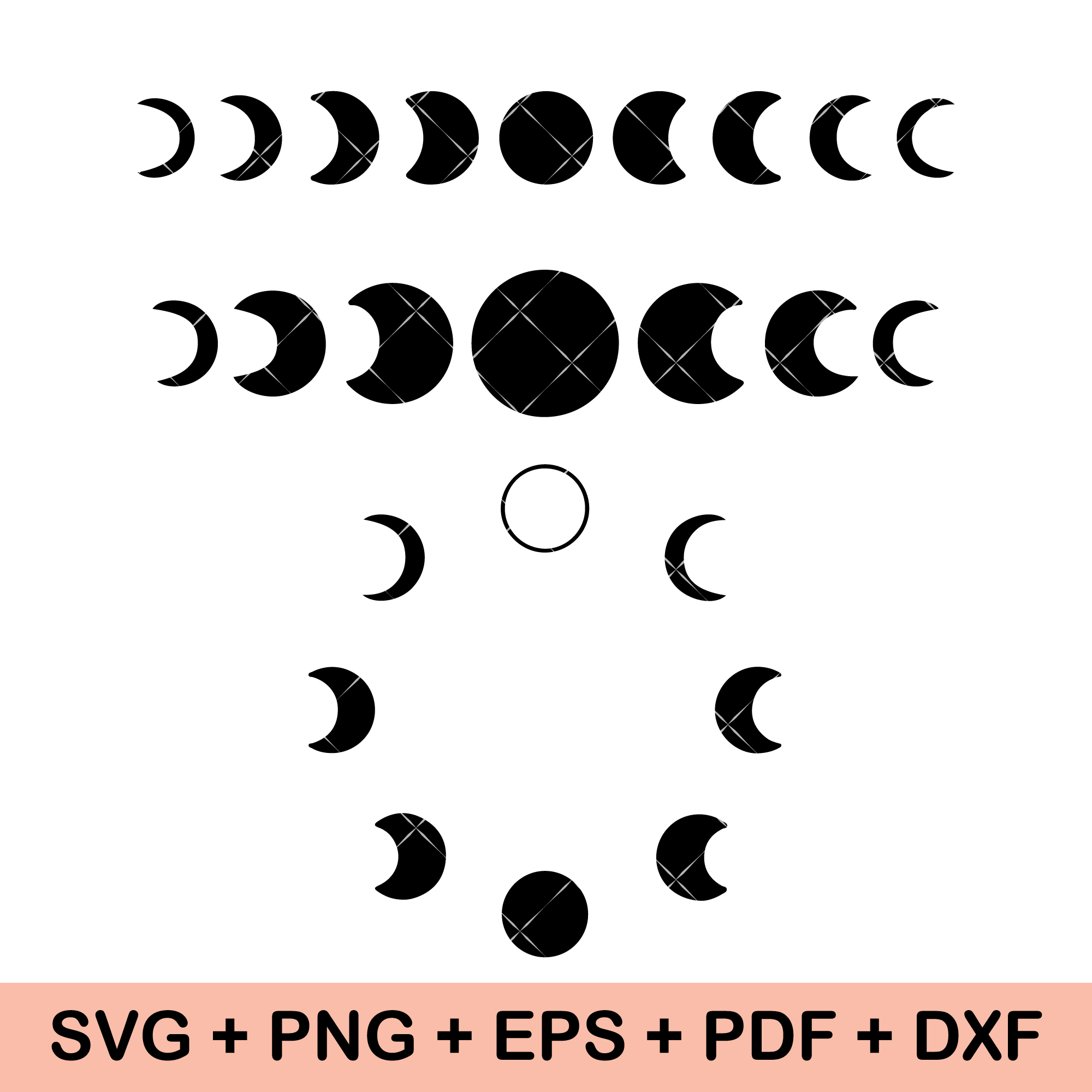 Moon phases Svg, Mystic Celestial Svg, Its Just a Phase Svg, - Inspire ...