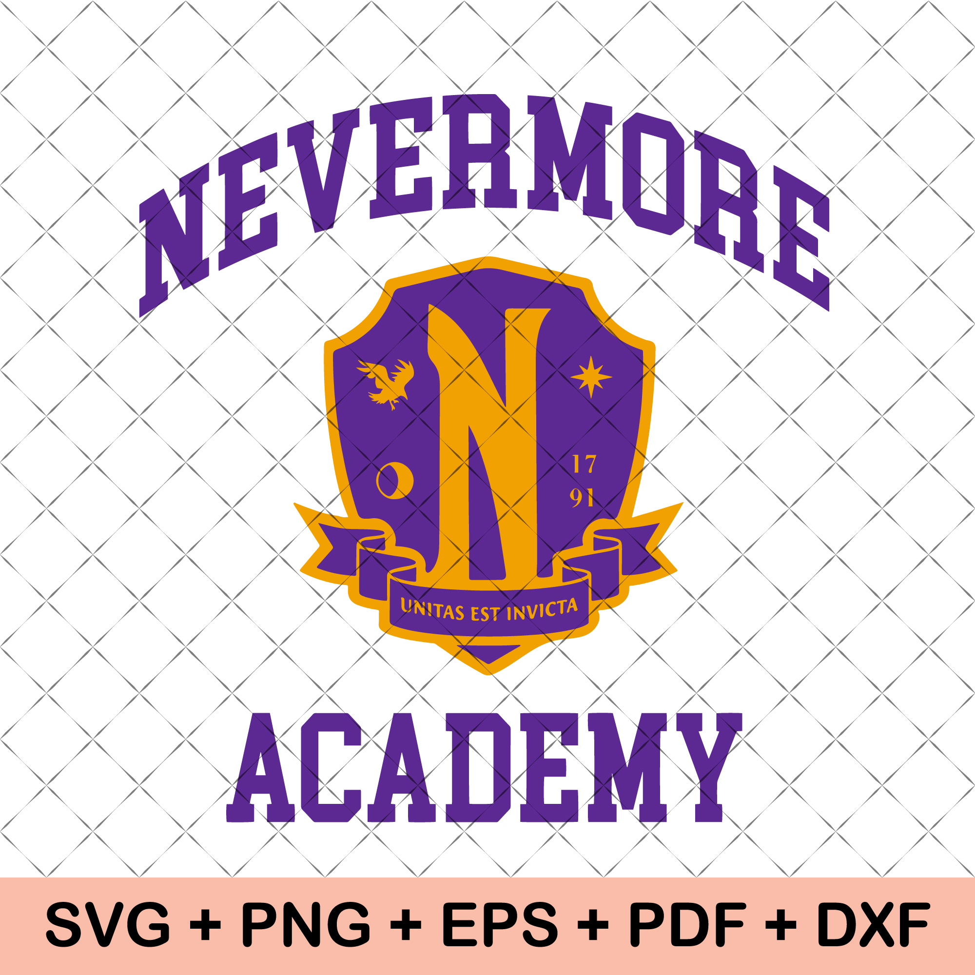 Nevermore Academy Svg, Wednesday Addams svg, Addams Family s | Inspire ...