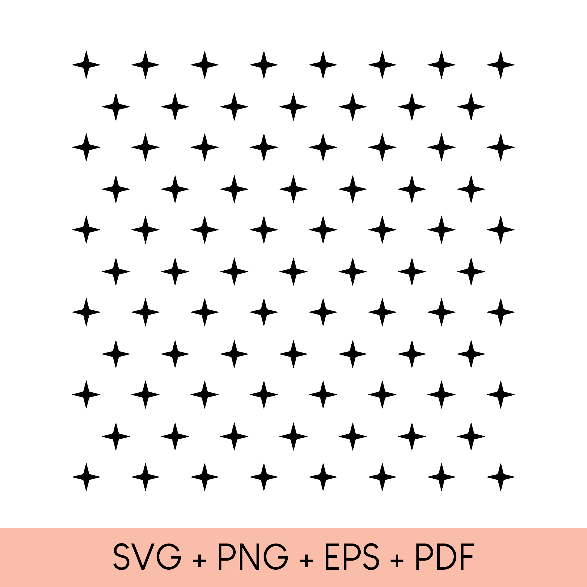 Seamless Patterns Svg, star pattern Svg, Geometric Clipart, | Inspire ...